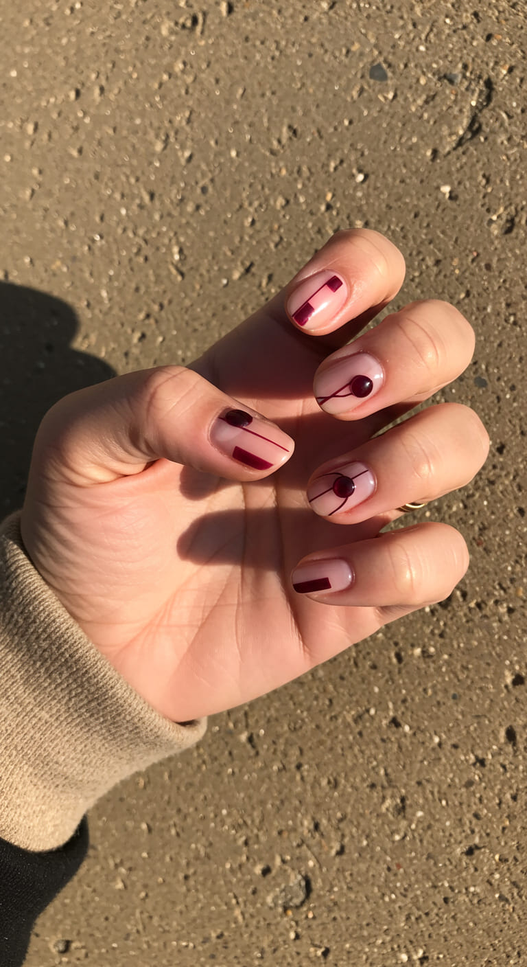 11 Cranberry Nails Ideas For Fall in 2025